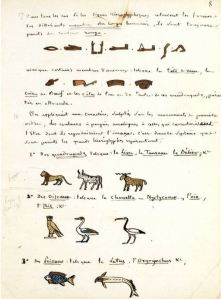 Champollion honored at the Louvre