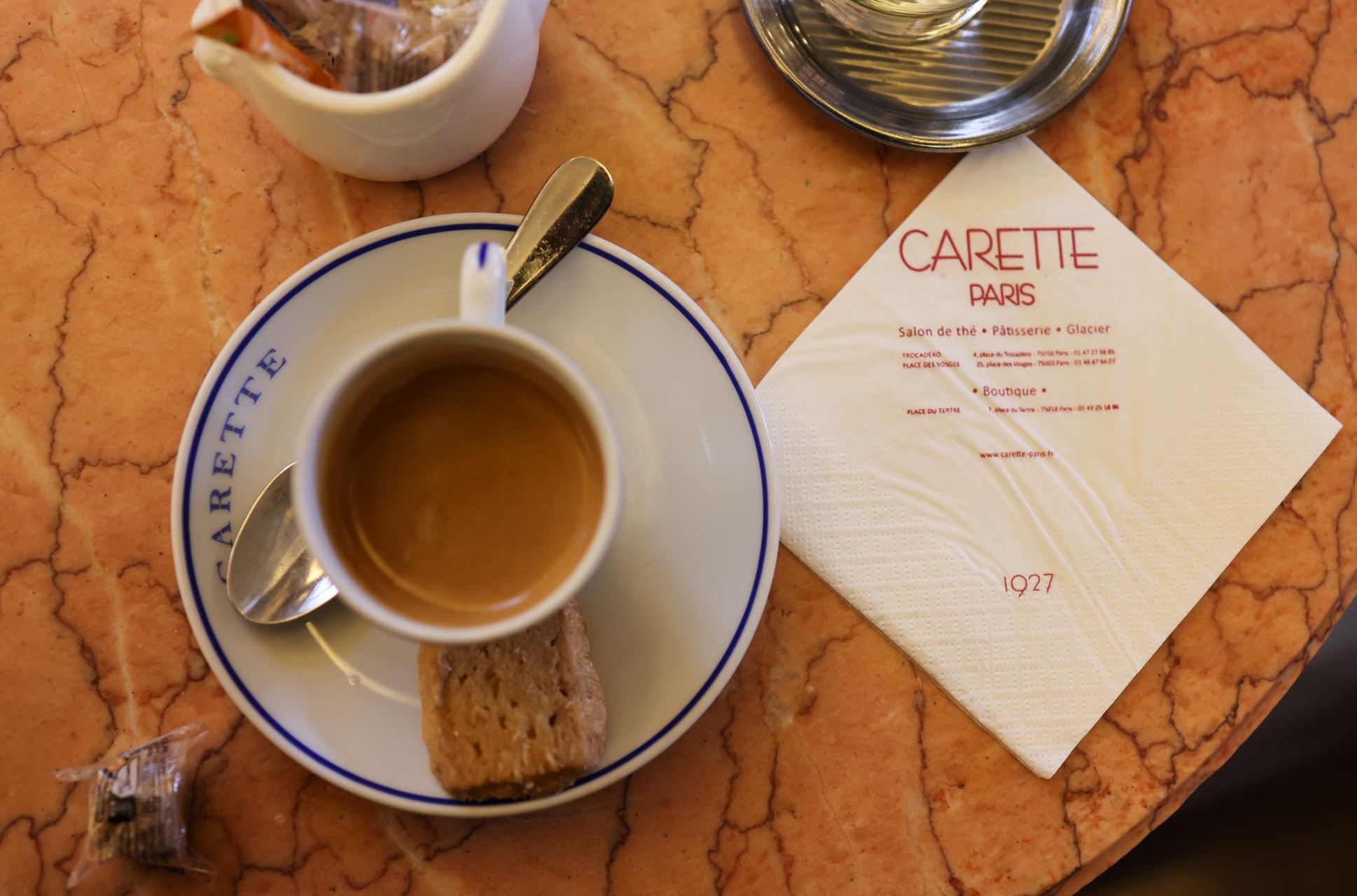 Carette Place des Vosges : a timeless café – French Glimpses